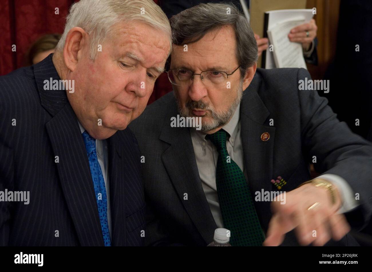 John P. Murtha, D-PA., and Chairman David Obey, D-WI., during the House ...