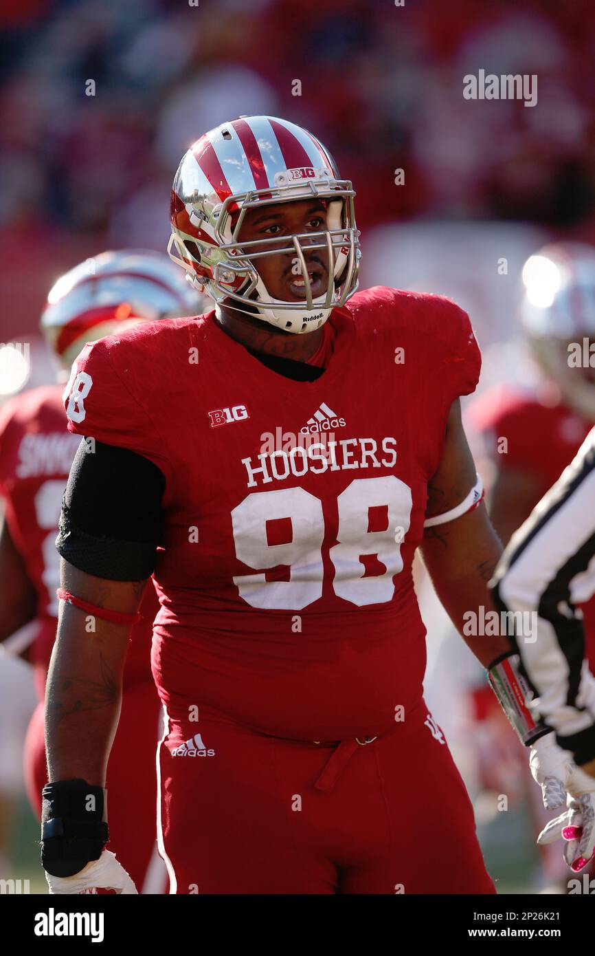 Indiana defensive lineman Darius Latham (98) runs during a NCAA ...