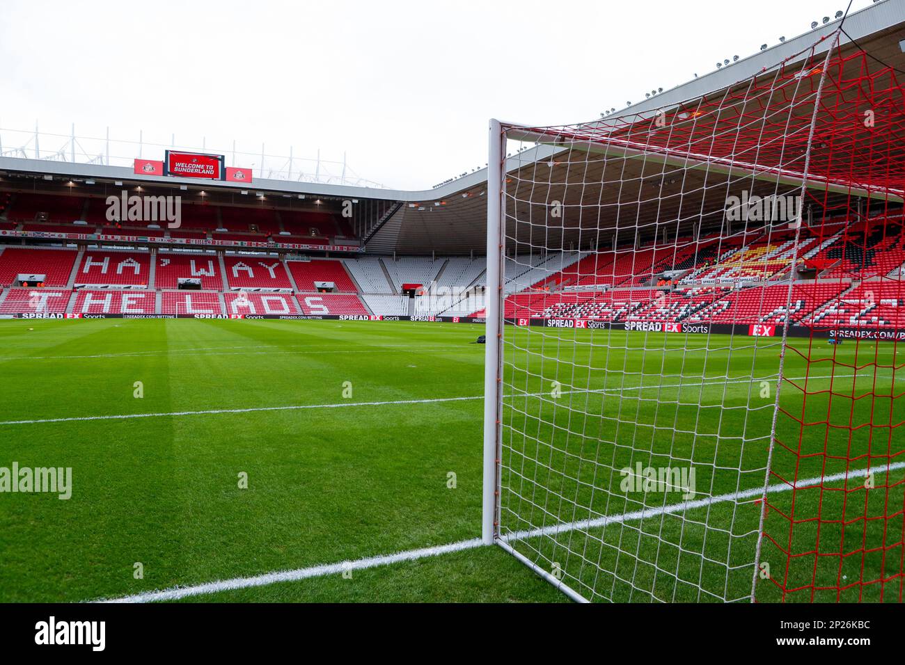Ground View of the the Stadium of Light before the Sky Bet Championship ...