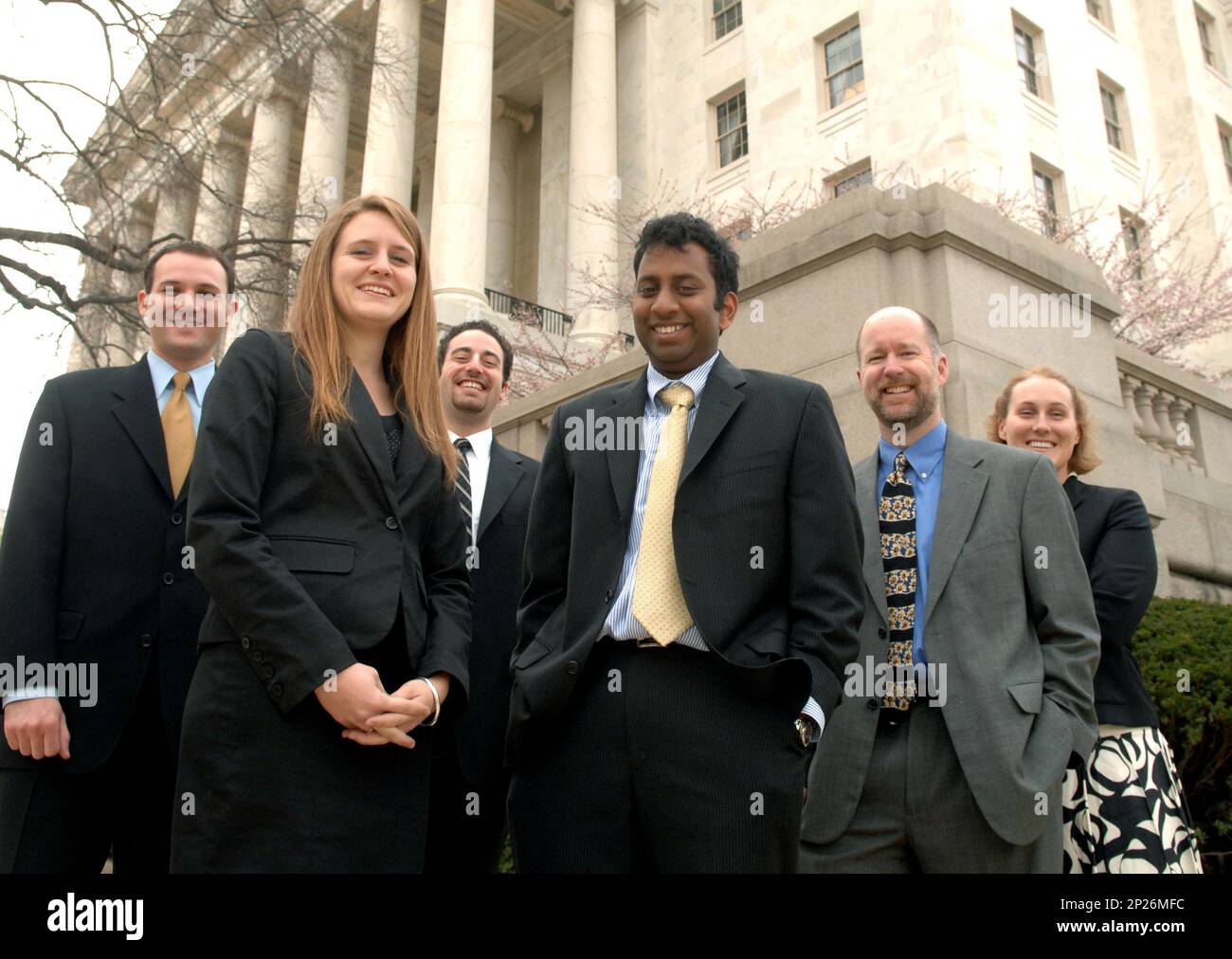 Climbers from left, Jonathan Levenshus, Dani LeTendre, Aaron Shapiro ...