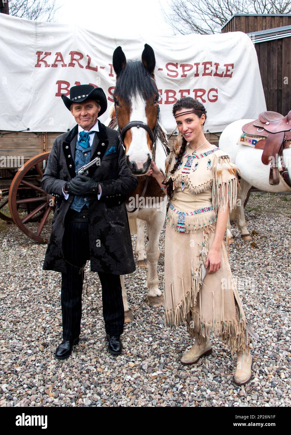 Bad Segeberg, Germany. 04th Mar, 2023. Actors Wolfgang Bahro (l) as ...