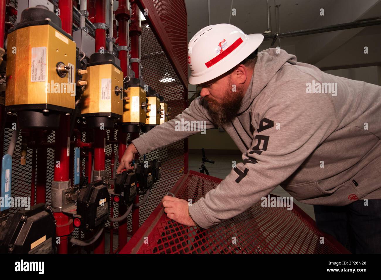 James Riley, Powerplant senior operator at Wolf Creek Dam on the ...