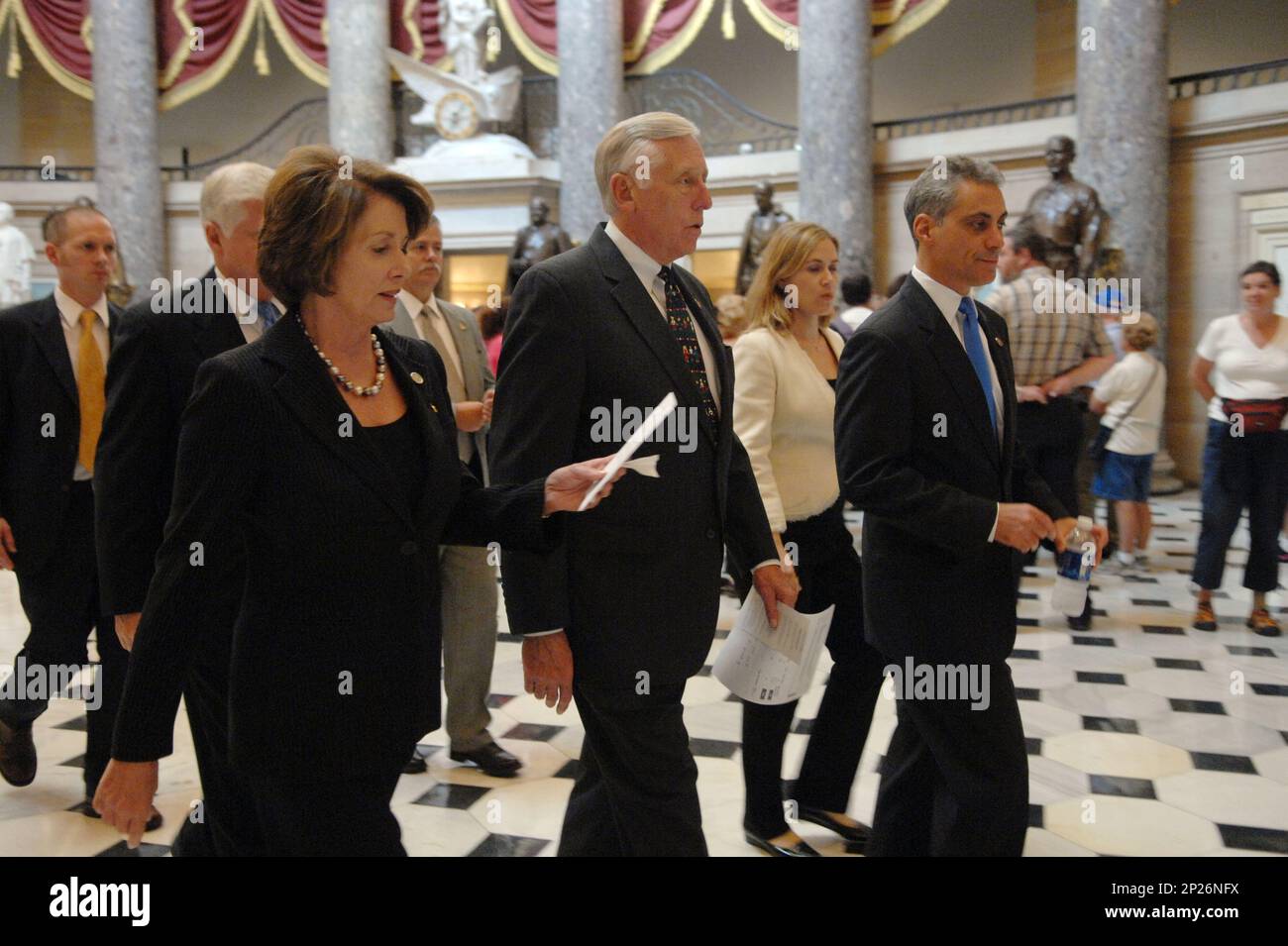 From left, Speaker Nancy Pelosi, D-Calif., House Majority Leader Steny ...