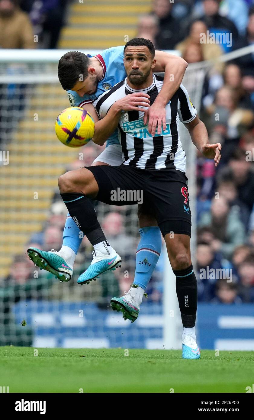 Manchester, England, 4th March 2023. Callum Wilson of Newcastle United ...
