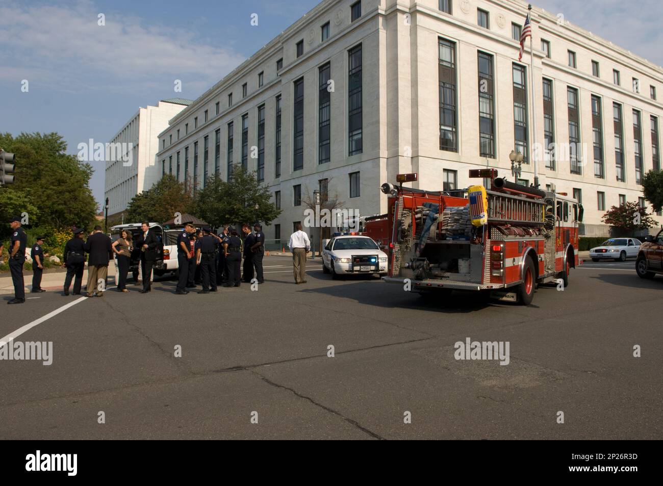 A fire at the Dirksen Senate Office Building on Capitol Hill caused an ...