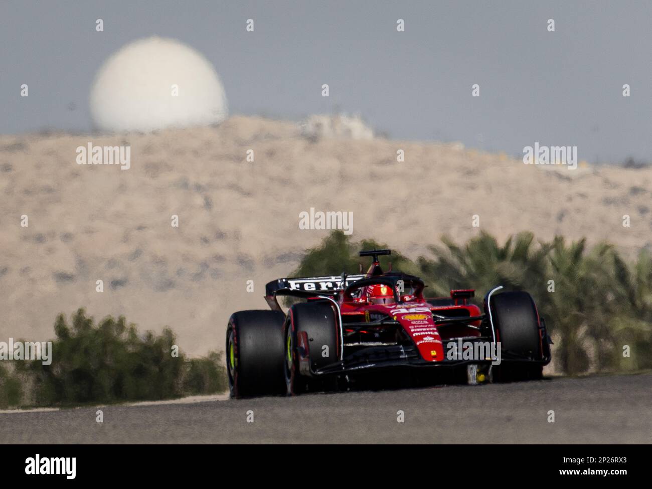 BAHRAIN - Charles Leclerc (Ferrari) during the third free practice ...