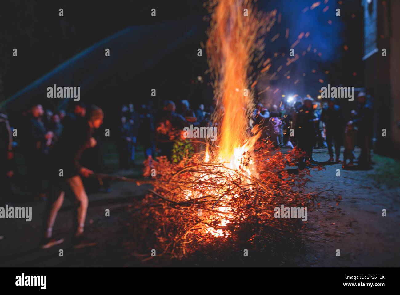 Orthodox Christmas celebration in Montenegro and Serbia, process of ...