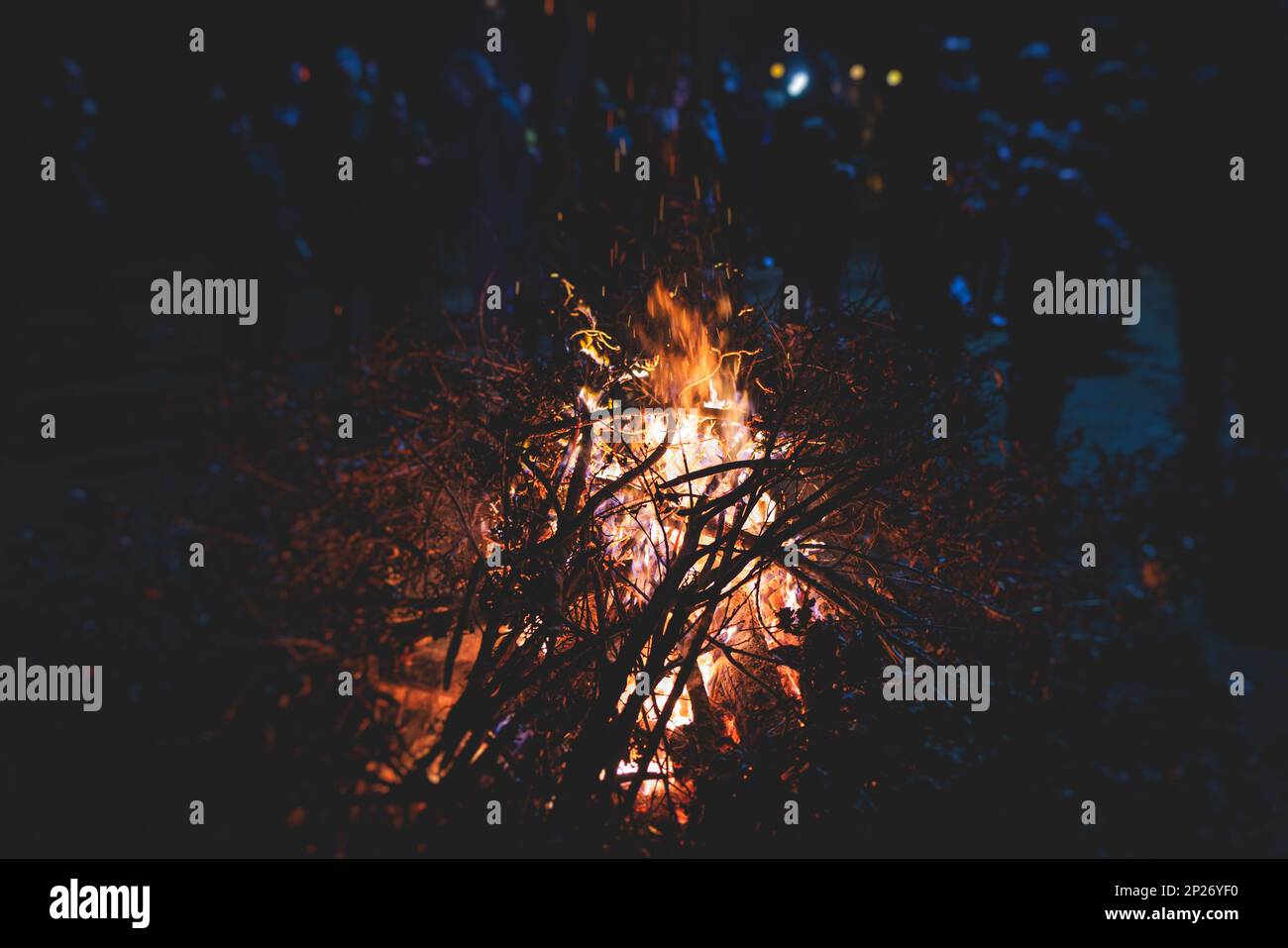 Orthodox Christmas celebration in Montenegro and Serbia, process of ...