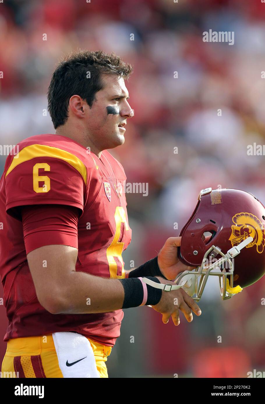 October 24, 2015: USC quarterback Cody Kessler ( 6 ) during the game ...