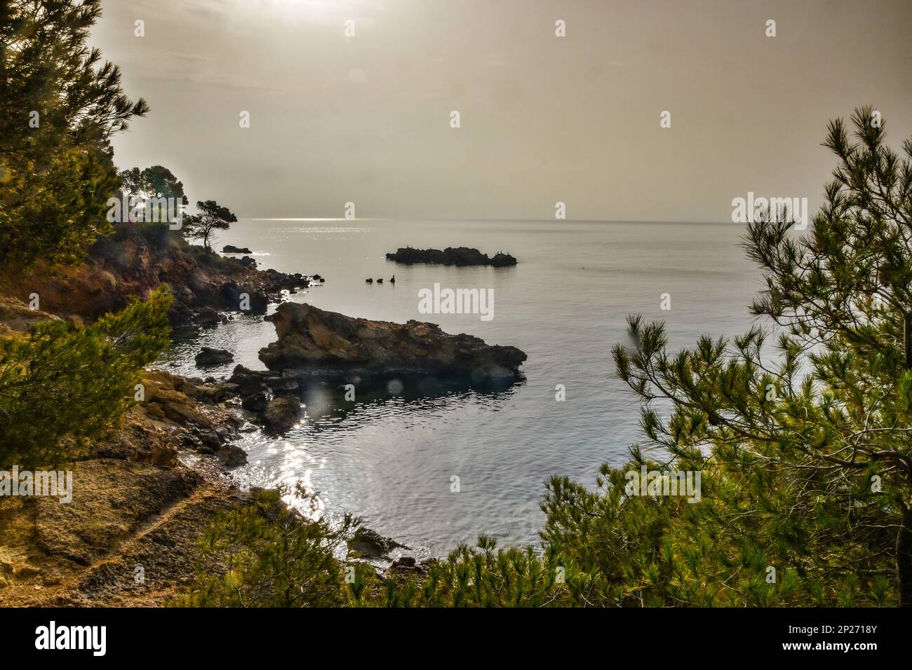 GR 92 Trail, Costa Dorada, Spain Stock Photo - Alamy