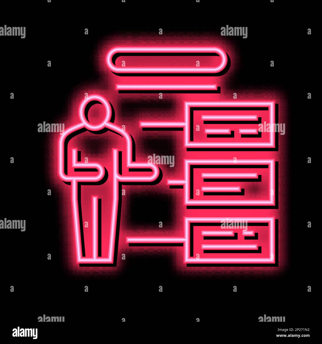 employee different characteristics color icon vector illustration Stock ...
