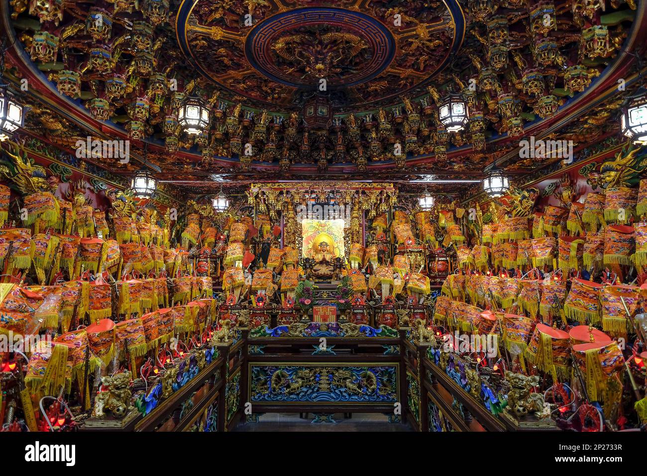 Lukang, Taiwan - February 1, 2023: The Lukang Tianhou Temple also known ...