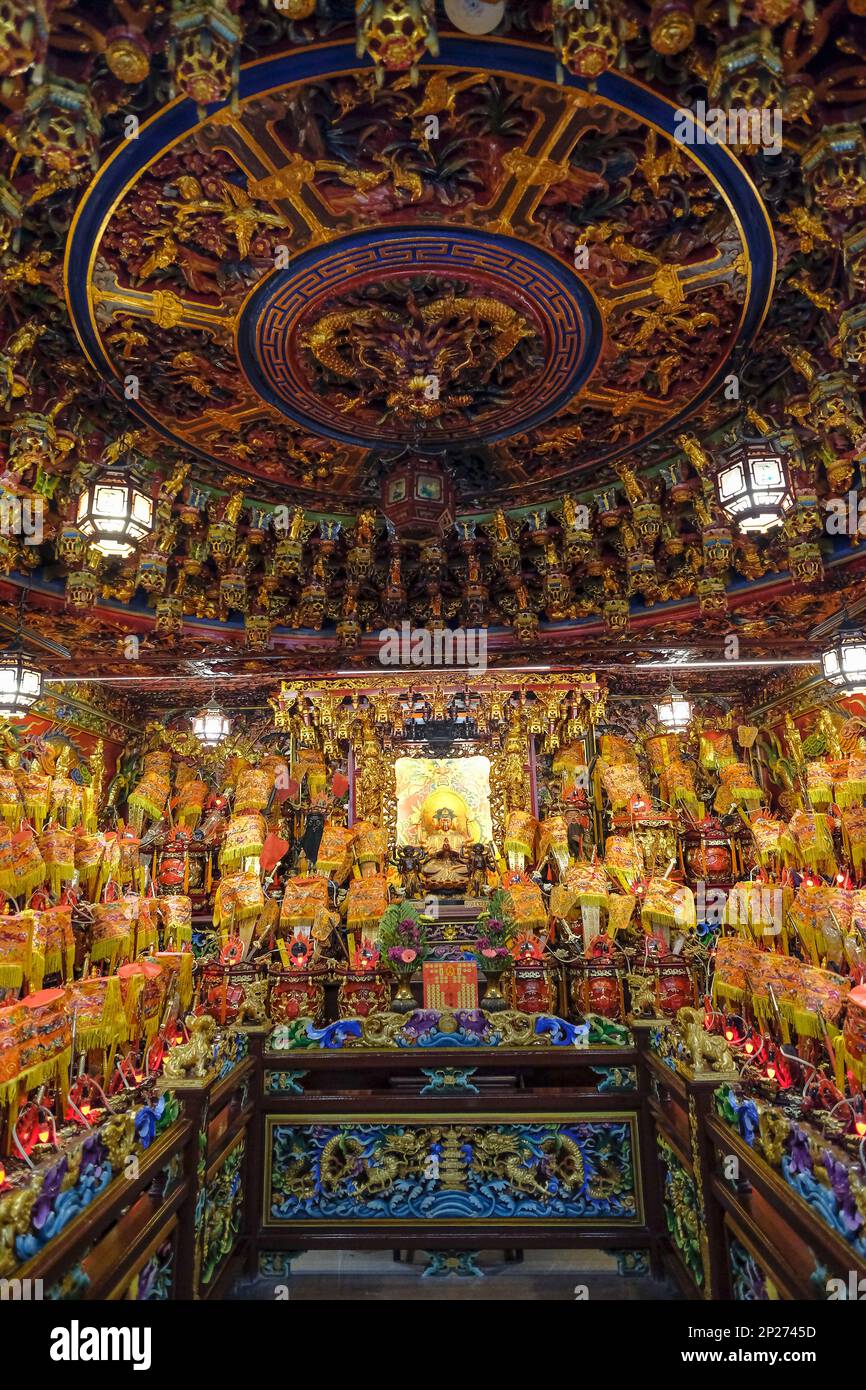 Lukang, Taiwan - February 1, 2023: The Lukang Tianhou Temple also known as the Lukang Mazu ...