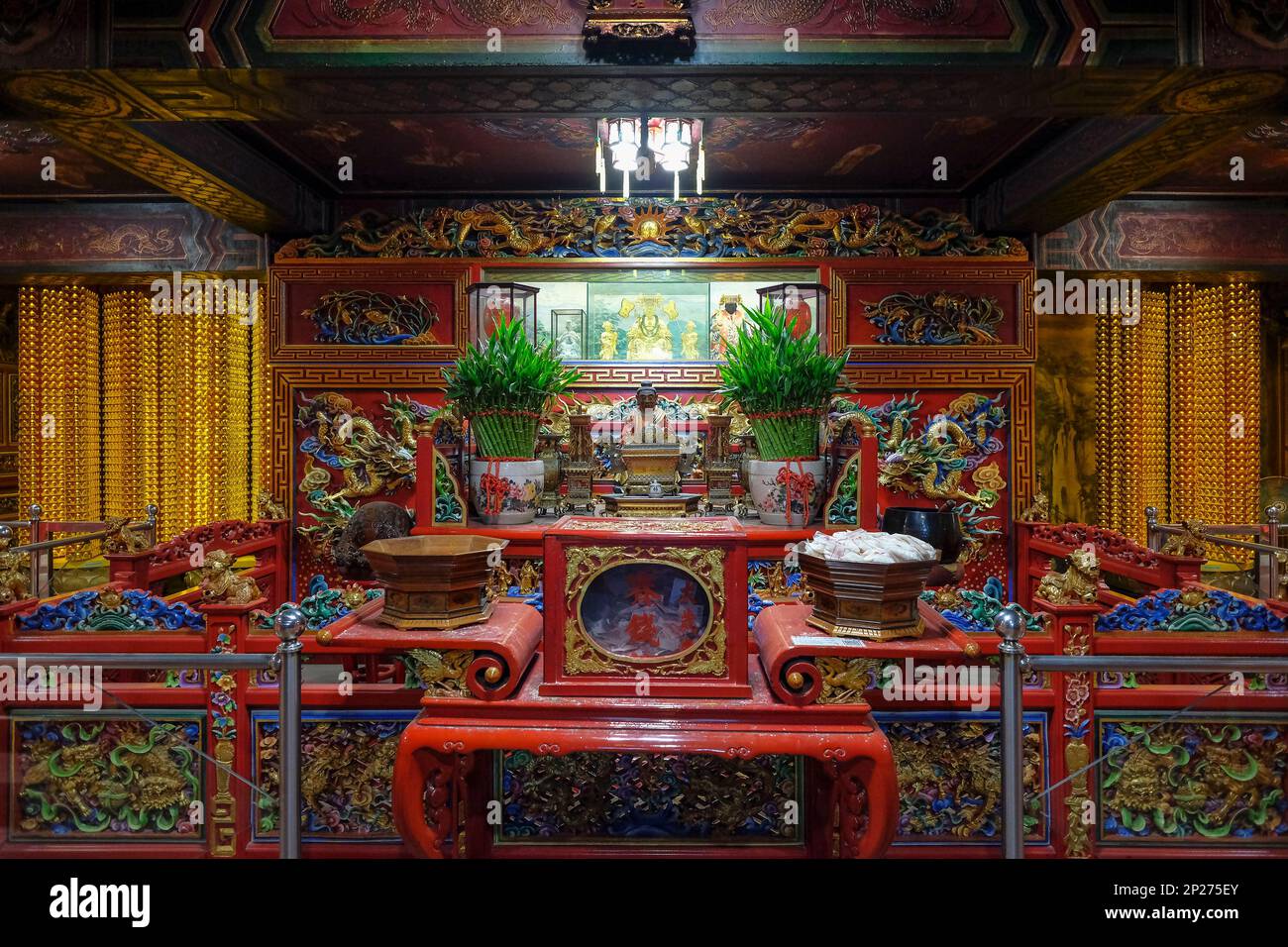 Lukang, Taiwan - February 1, 2023: The Lukang Tianhou Temple also known as the Lukang Mazu ...