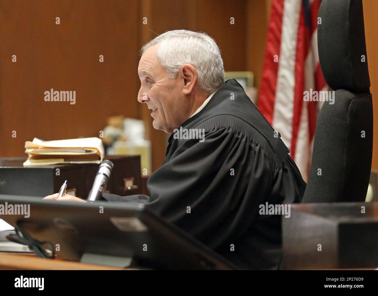 Los Angeles Superior Court Judge Ronald S. Coen presides over the ...