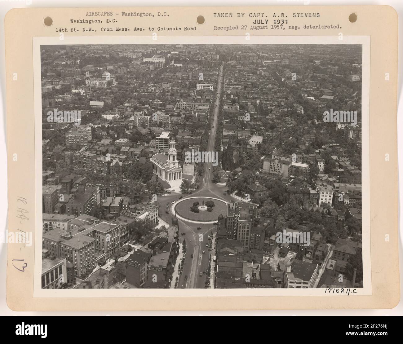 Washington D.C., Aerial Photograph Stock Photo - Alamy