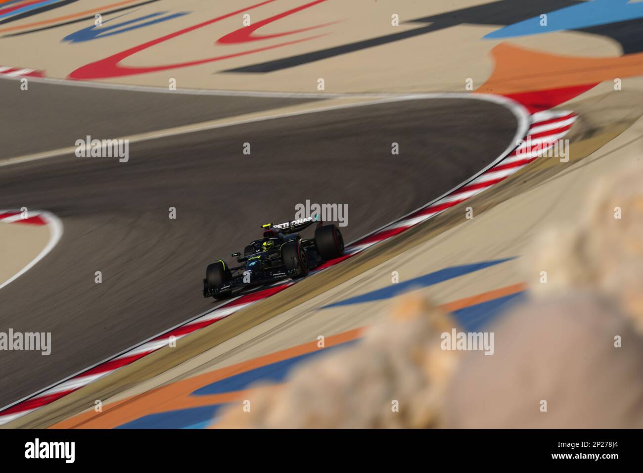 Mercedes' Lewis Hamilton during third practice on qualifying day of the ...
