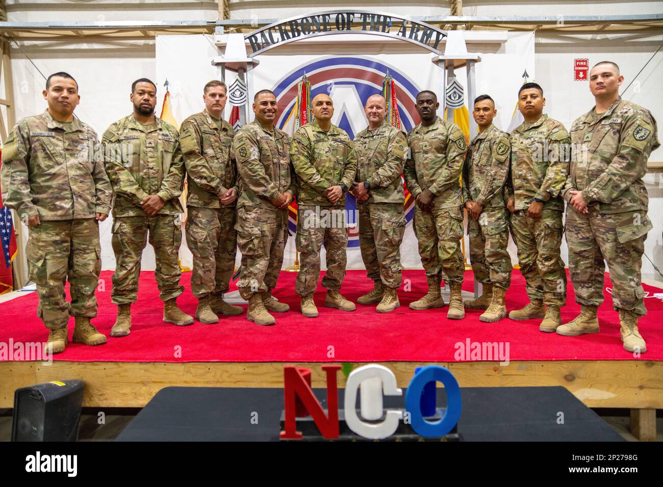 U.S. Army Soldiers with the 336th Combat Sustainment Support Battalion ...