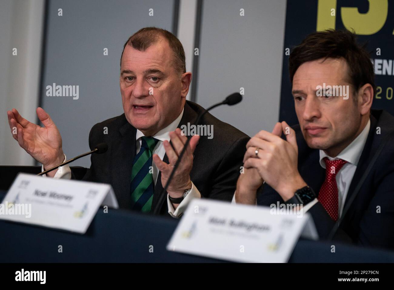 Patrick Nelson (CEO SFA) and Noel Mooney (CEO FAW) during the 137th ...
