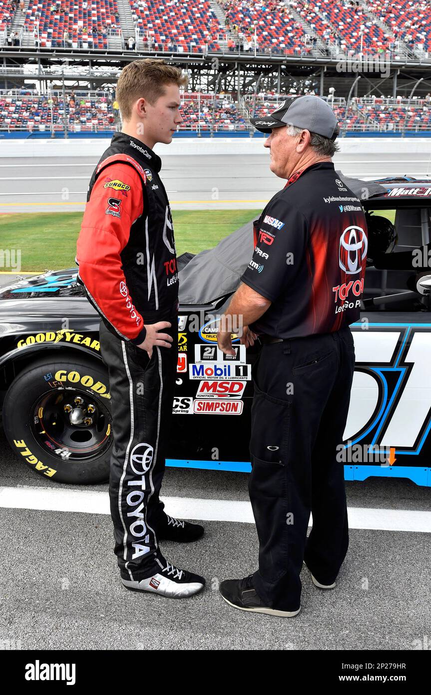 Matt Tifft and Jerry Baxter during the NASCAR Camping World Truck ...
