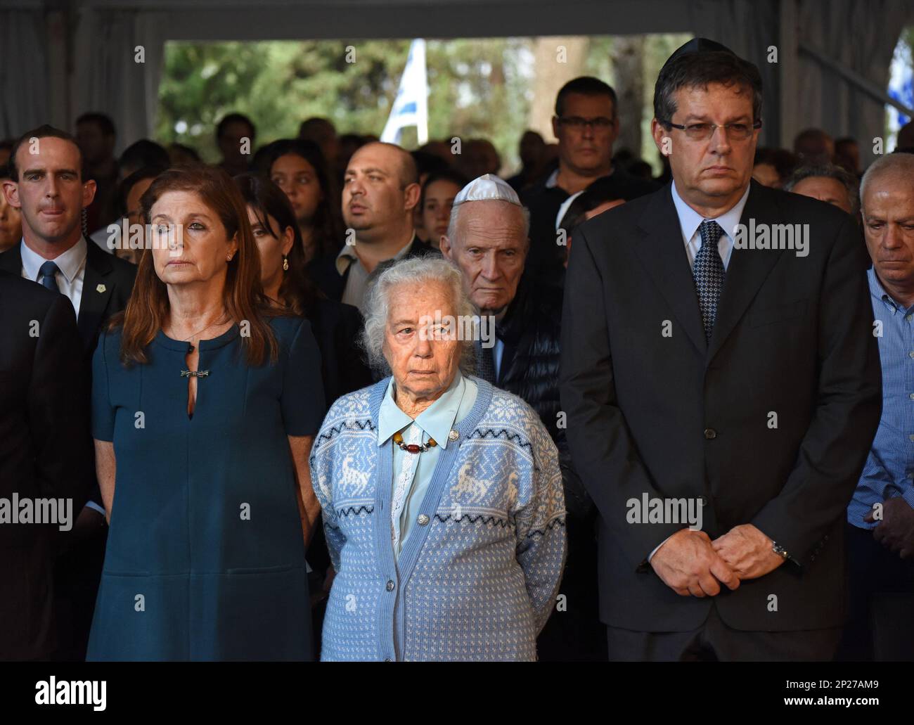 The family of Yitzhak Rabin, daughter, Dalia, left, sister, Rachel ...