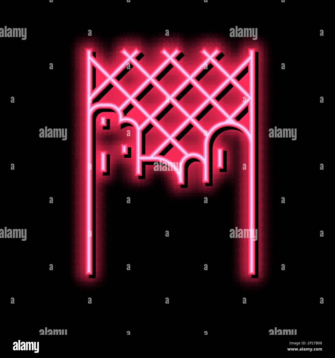 concrete layer road neon glow icon illustration Stock Vector Image ...