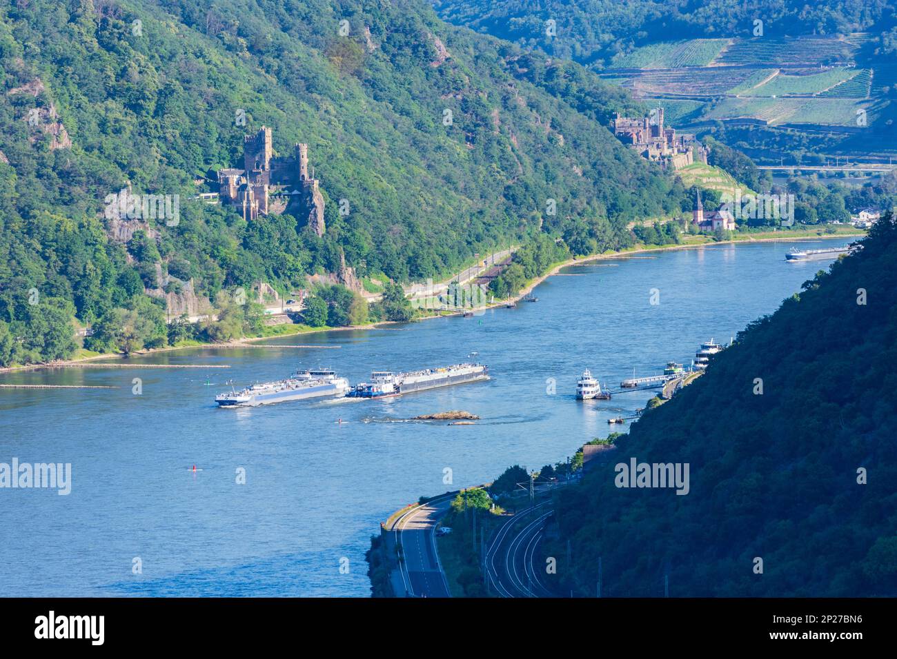 Rheinstein railway hi-res stock photography and images - Alamy