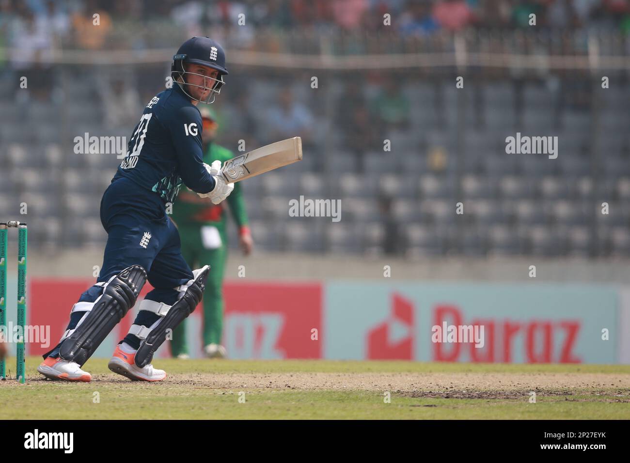 Jason Roy during the Bangladesh-England 2nd One Day International match ...