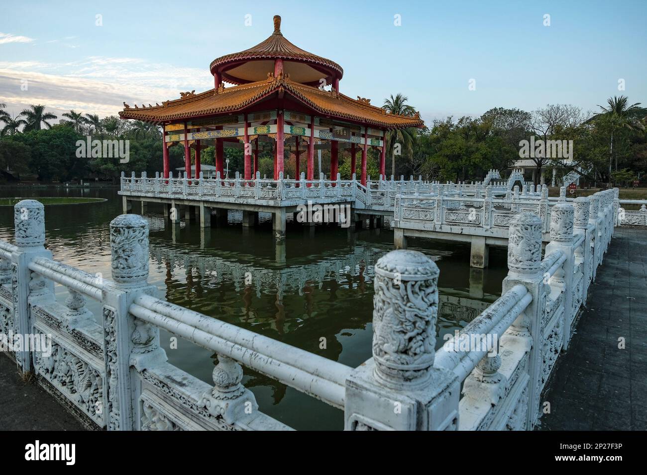 Tainan, Taiwan - February 4, 2023: Tainan Park is one of the oldest ...