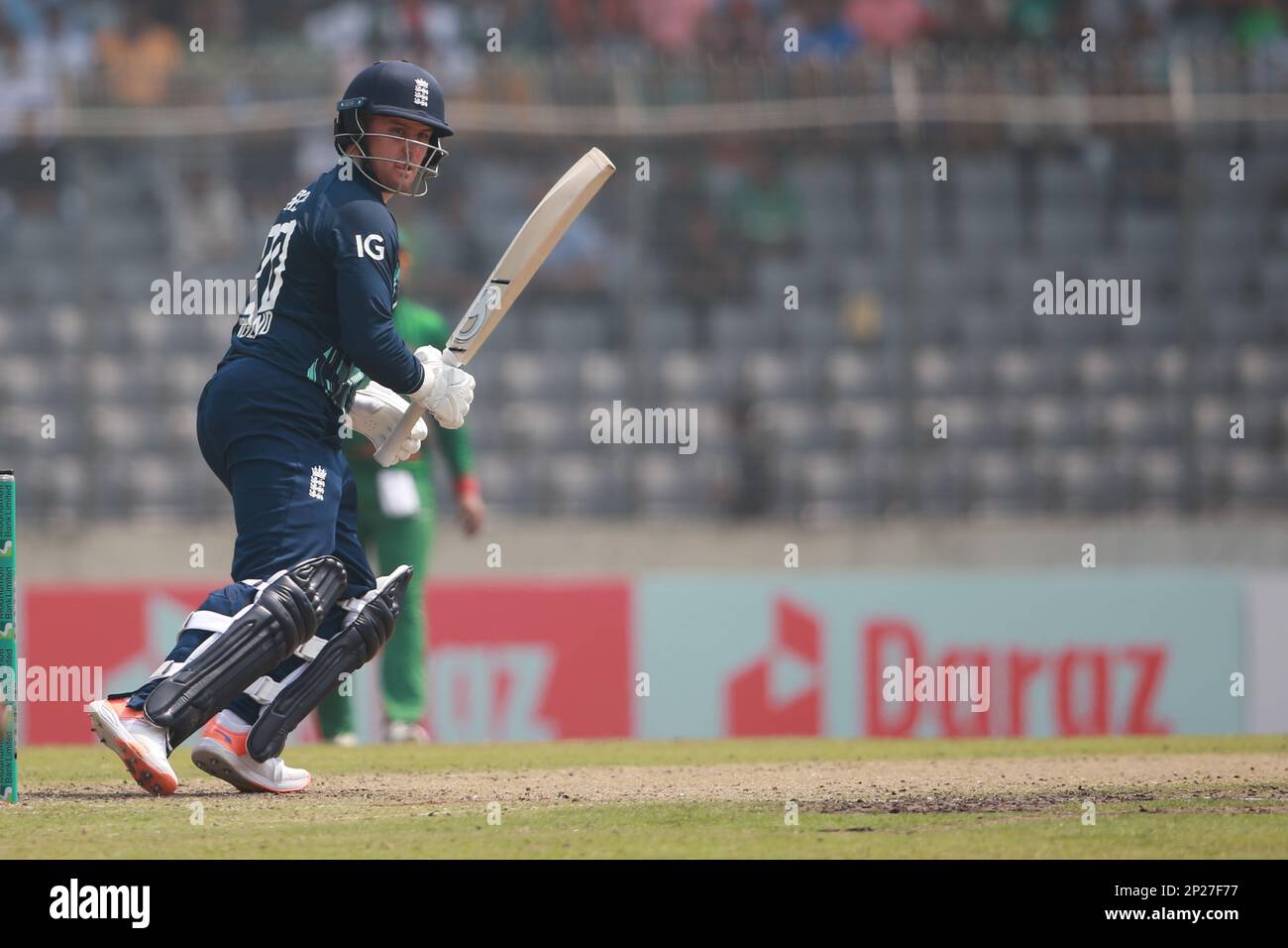 Jason Roy during the Bangladesh-England 2nd One Day International match ...