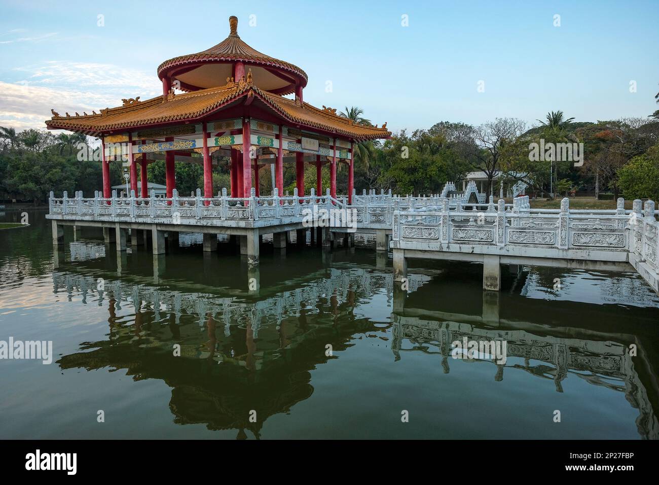 Tainan, Taiwan - February 4, 2023: Tainan Park is one of the oldest ...
