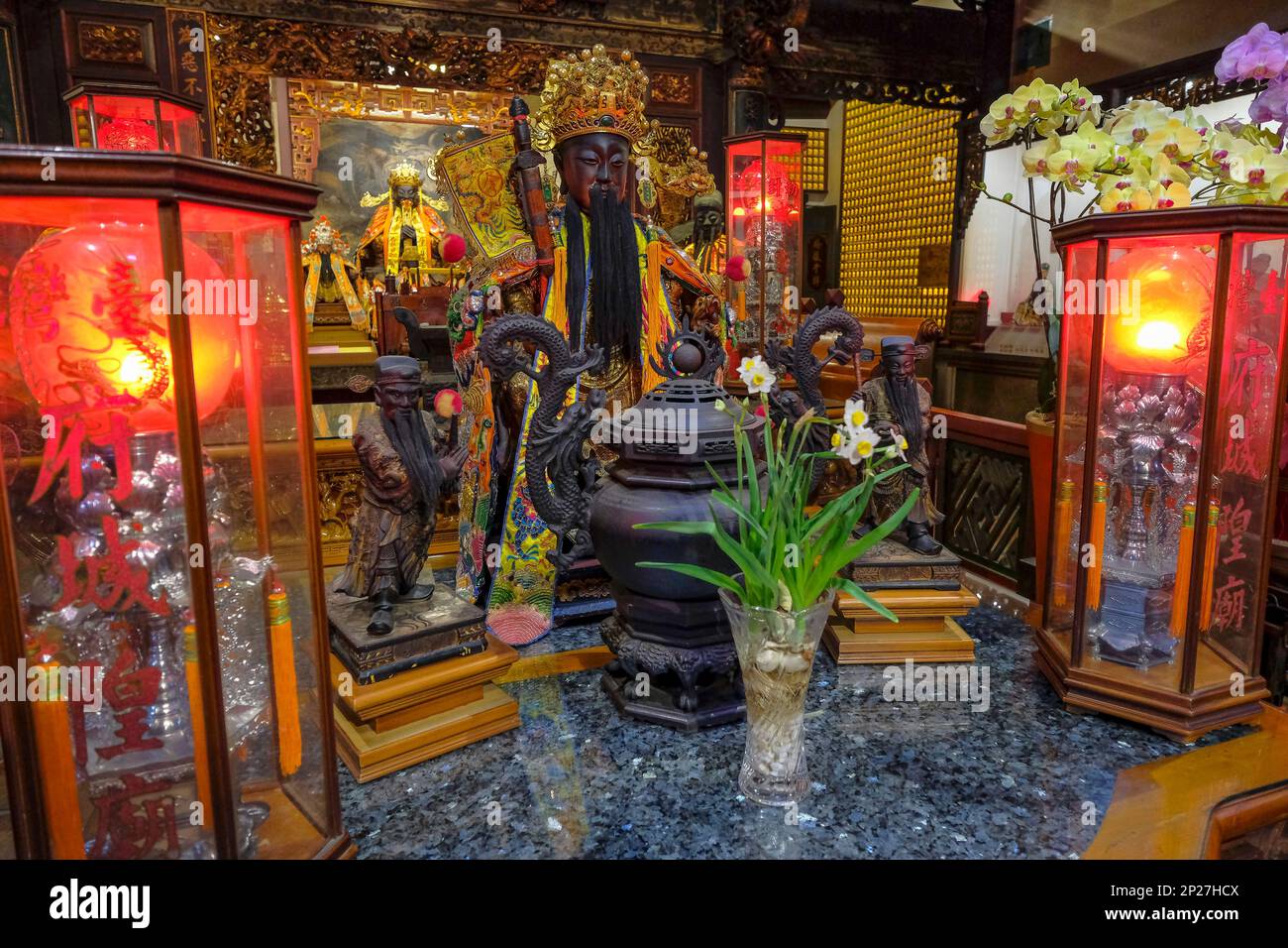 Tainan, Taiwan - February 4, 2023: Taiwan City God Temple in Tainan ...