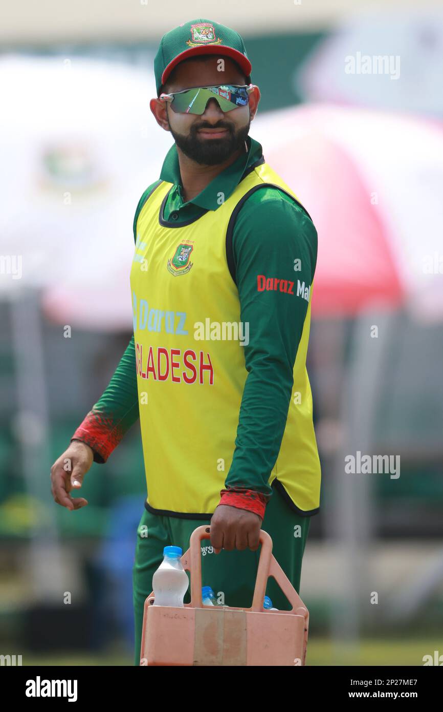Shamim Patoary during the Bangladesh-England 2nd One Day International ...