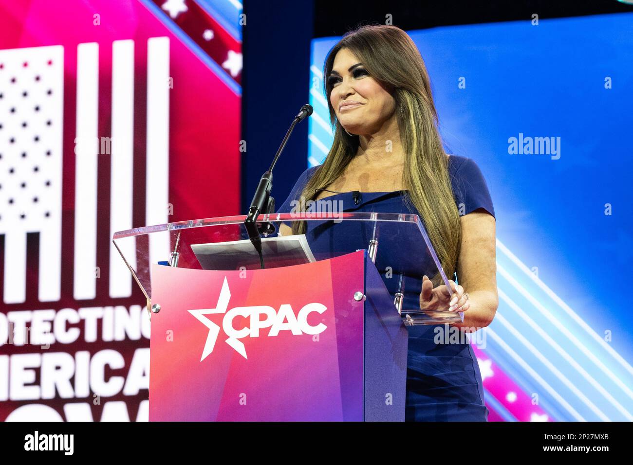 Kimberly Guilfoyle speaks on the 2nd day of CPAC Washington, DC ...