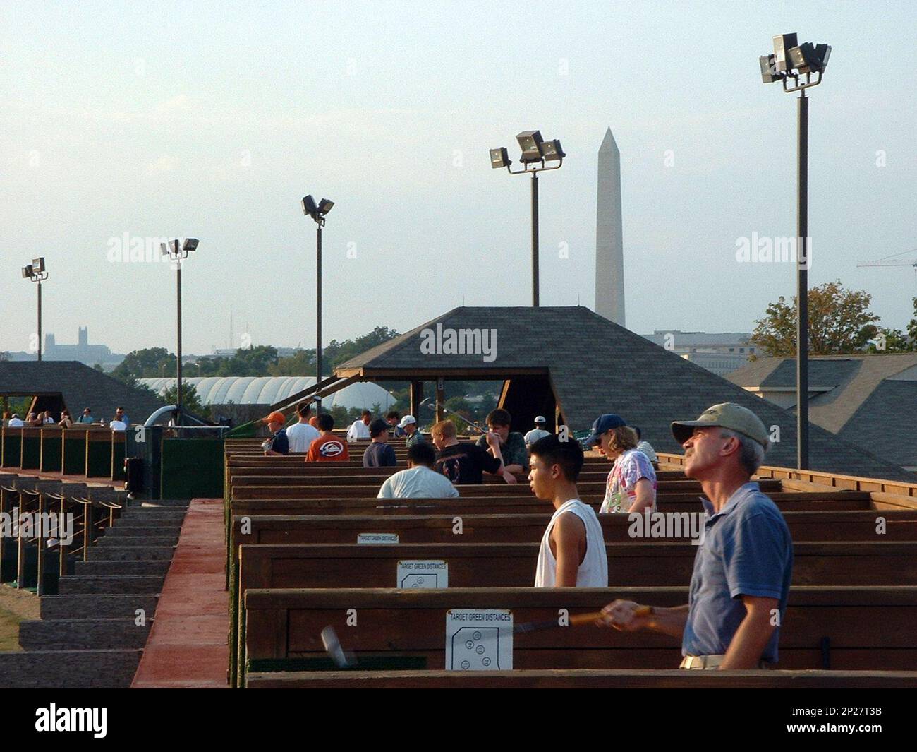 Driving range at East Potomac golf course. (CQ Roll Call via AP Images ...