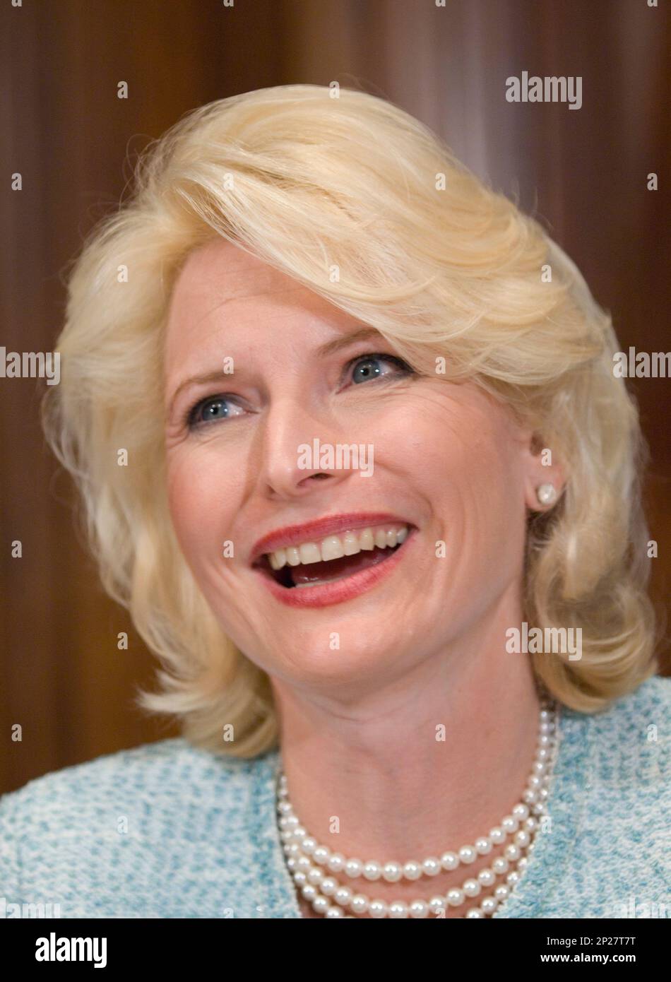 Callista Gingrich, wife of former Speaker of the House Newt Gingrich, R ...