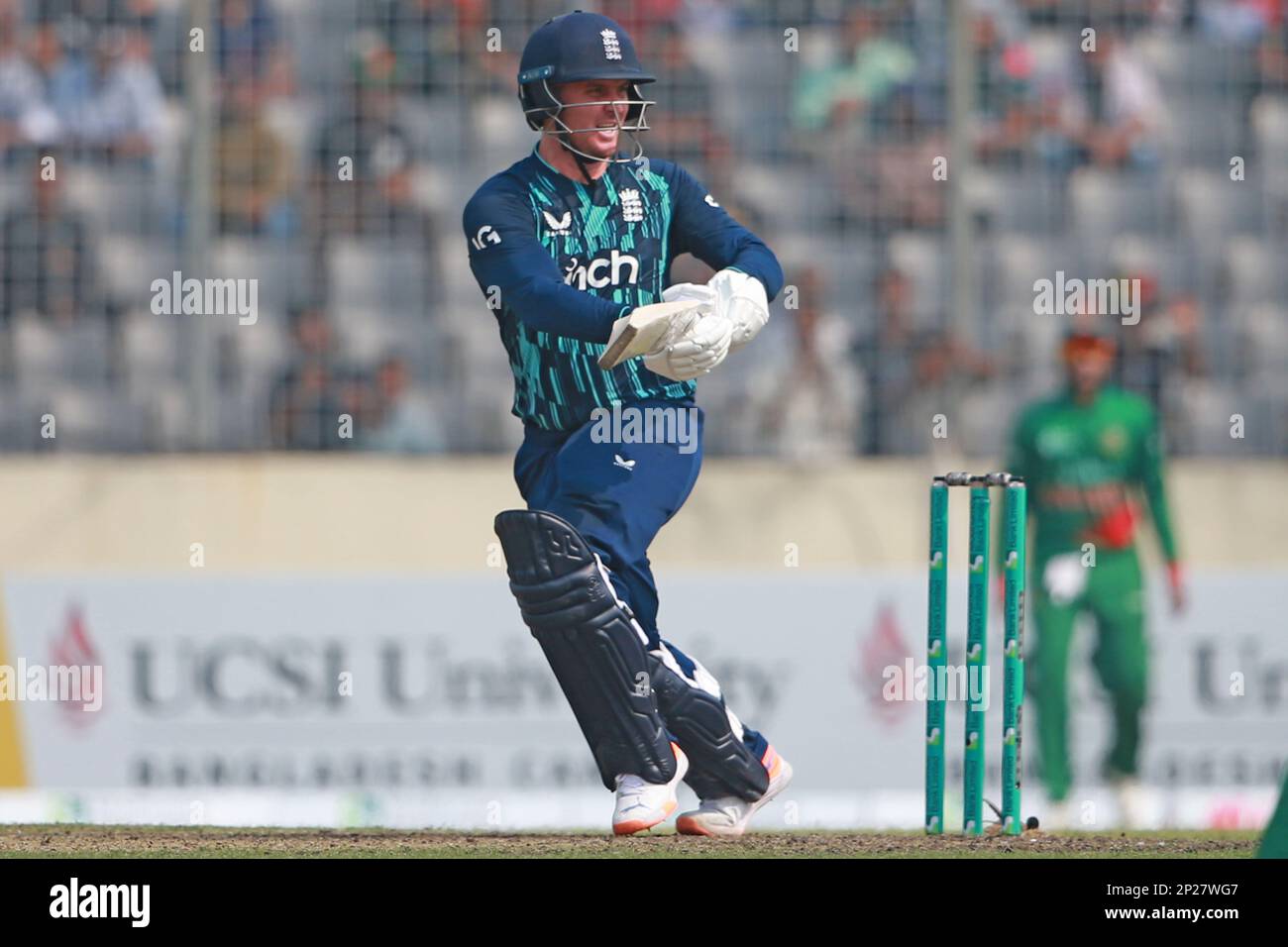 Jason Roy during the Bangladesh-England 2nd One Day International match ...