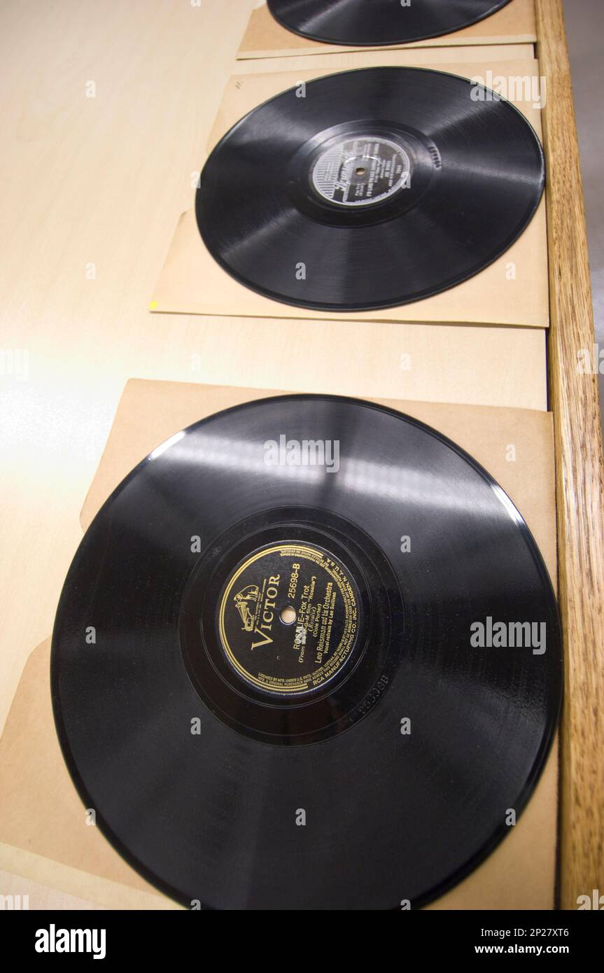 Recorded sound section hi-res stock photography and images - Alamy