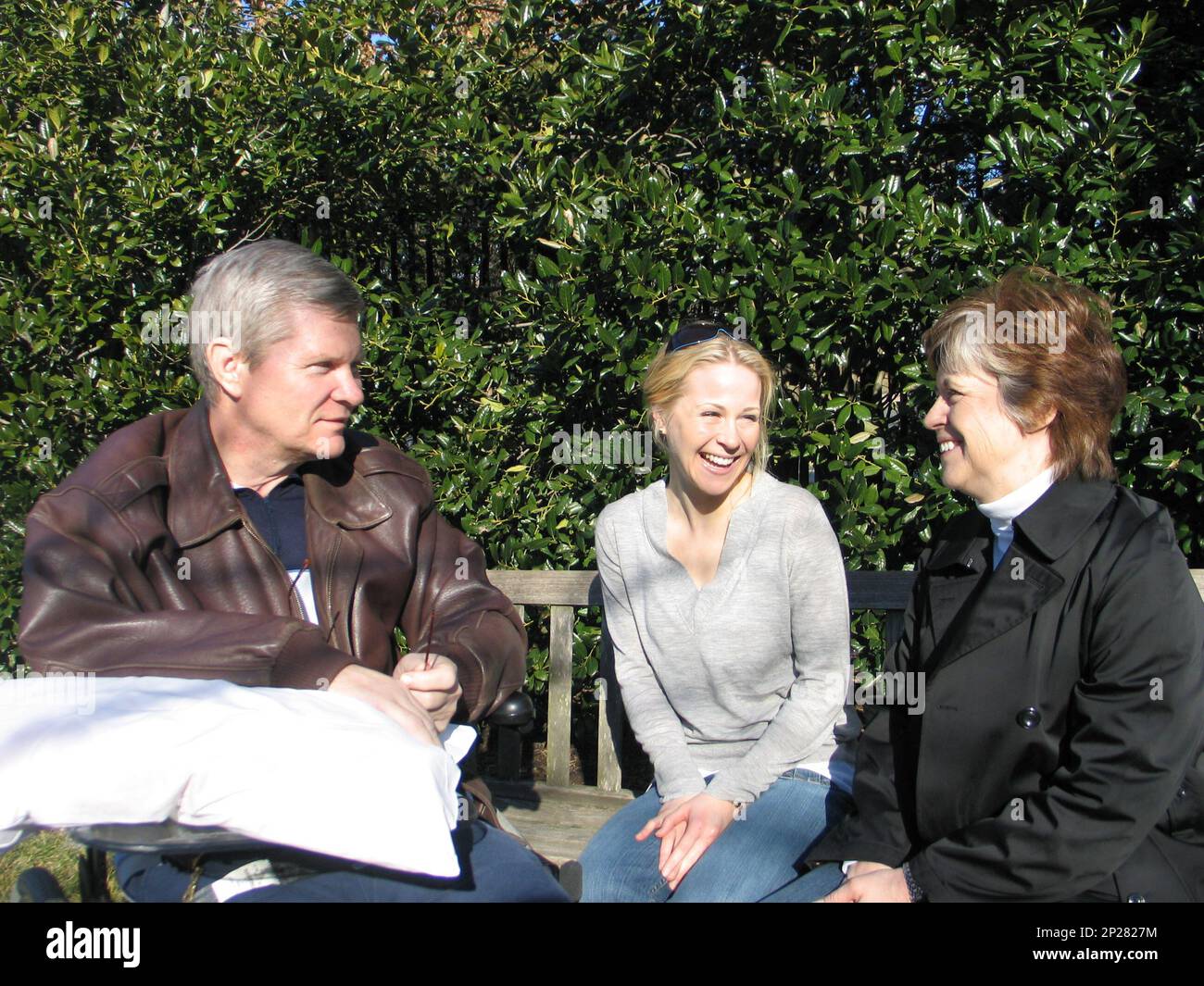 Senator Tim Johnson along with Kelsey Johnson, daughter and Barbara ...