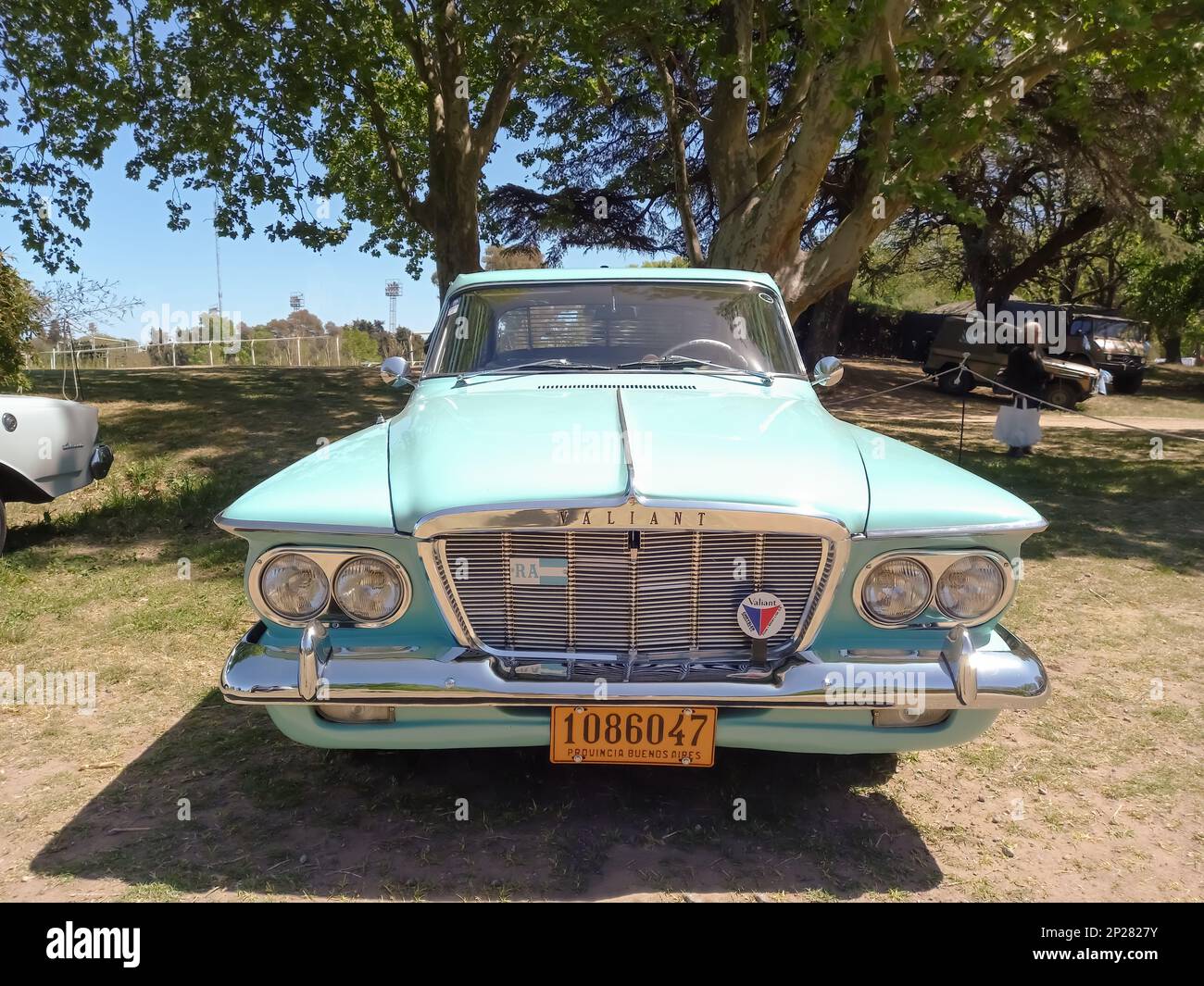 old 1962 Chrysler Plymouth Valiant V 200 compact four door sedan in a ...