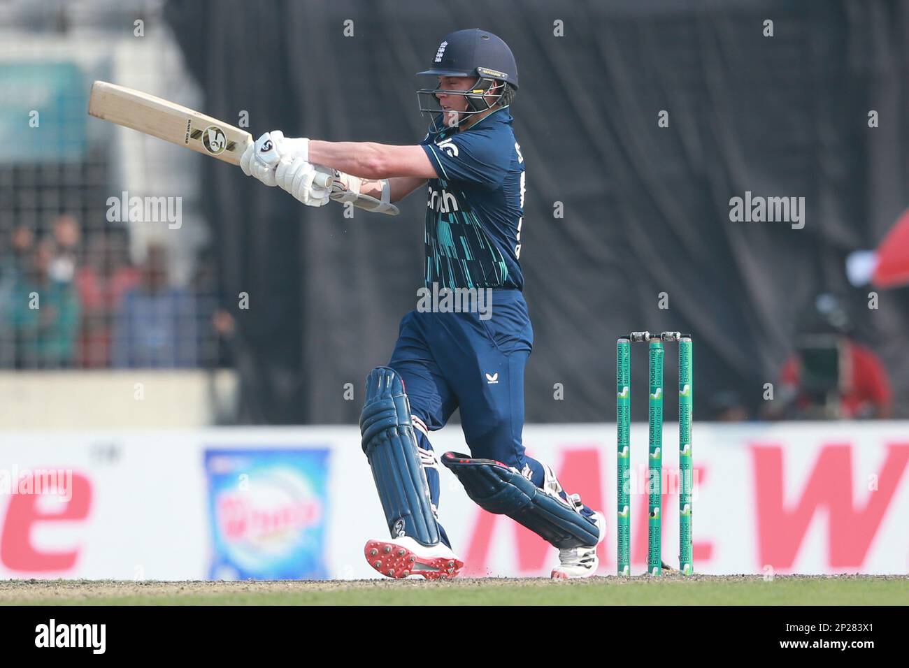 Sam Curran bats during the Bangladesh-England 2nd One Day International ...
