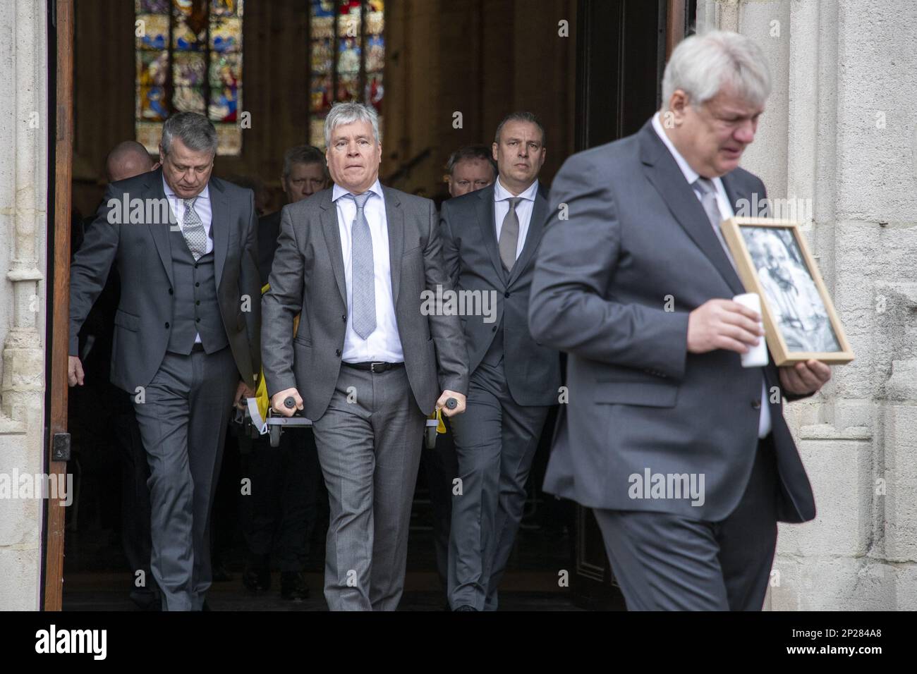 Machelen, Belgium. 04th Mar, 2023. Vooruit's senator Bert Anciaux ...