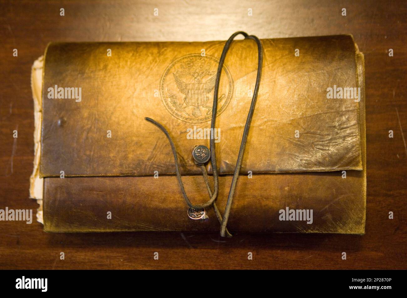 "The Book of Secrets" is shown in the Main Reading Room of the Library ...