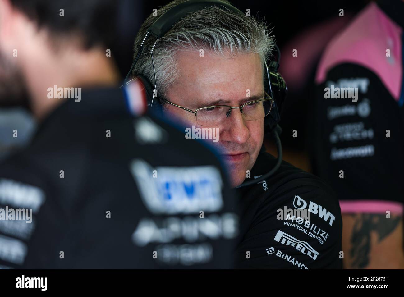 March 4, 2023, Rome, Bahrain: FRY Pat, Chassis Technical Director of ...