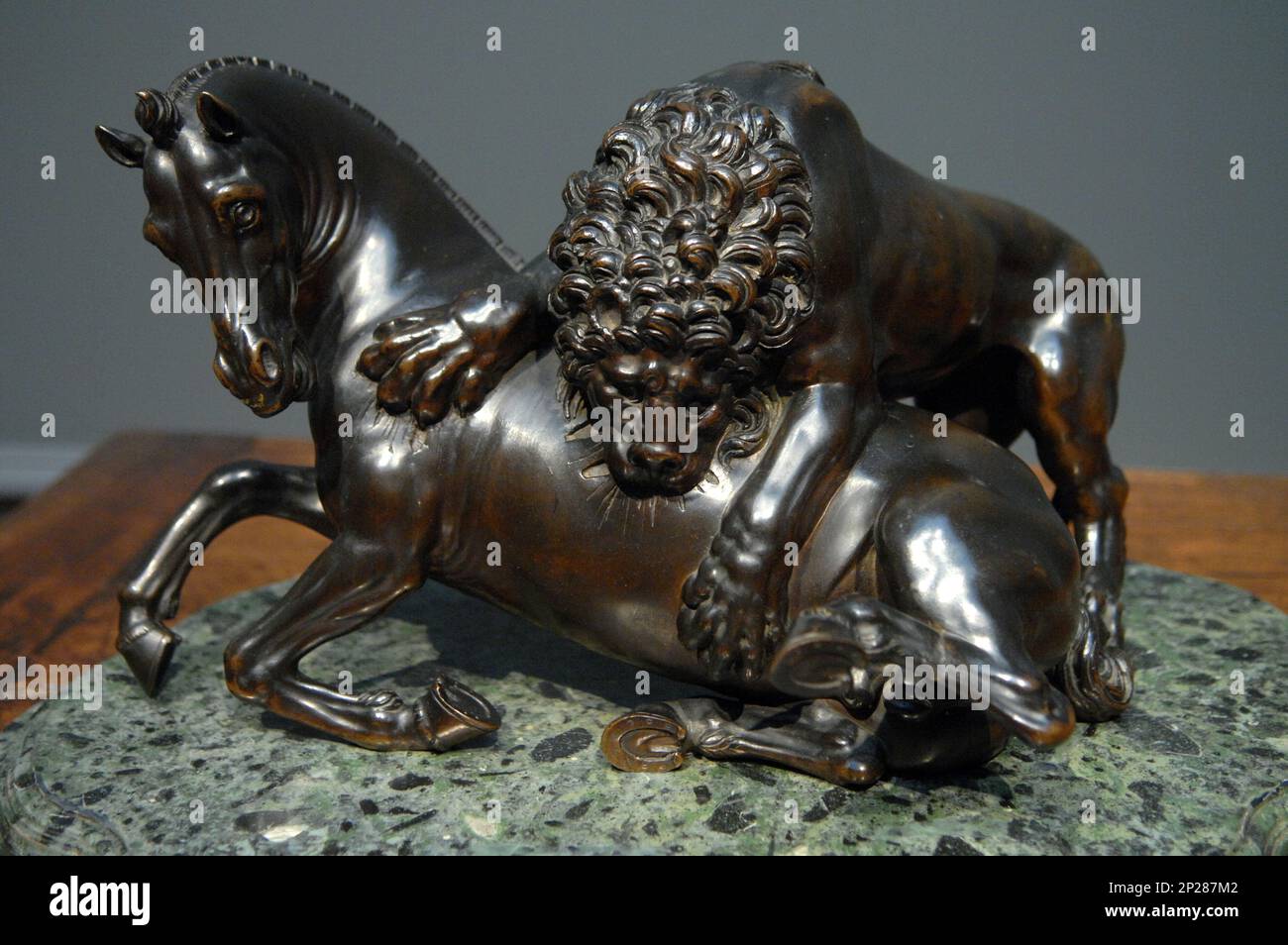 "Lion Attacking a Stallion" by Antonio Susini, late 16th or early 17th ...