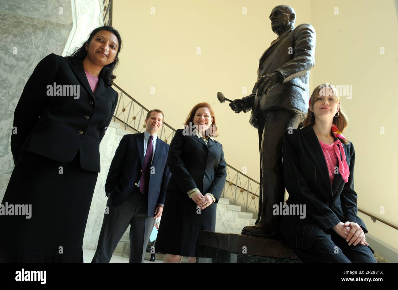 Climbers from left, Aarti Shah, Clay Alspach, Amanda Mertens, Andrea ...