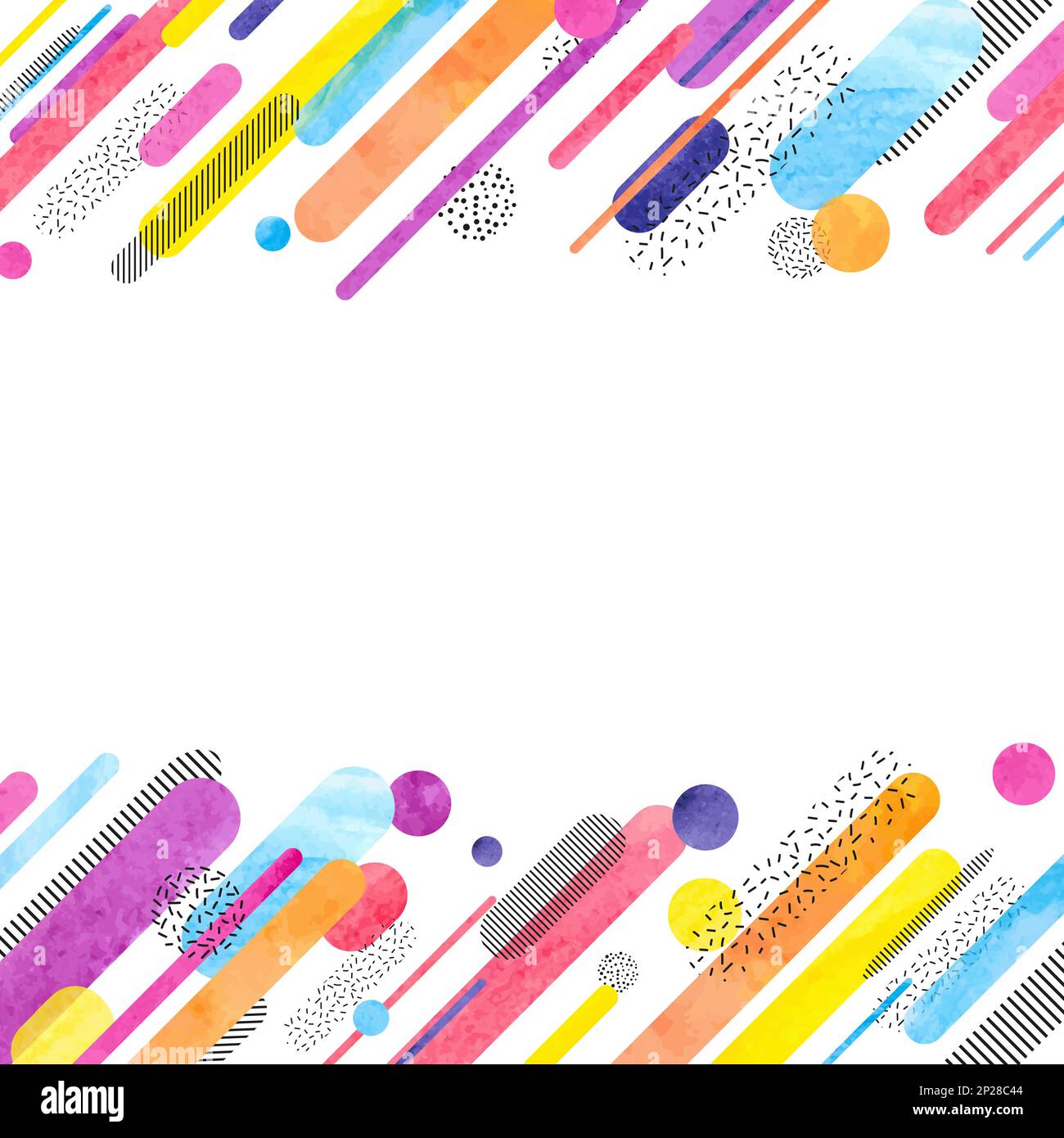 Colorful abstract geometric diagonal background with place for your ...