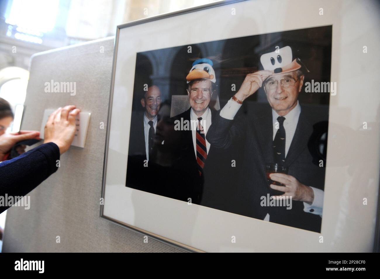 A picture by Sen. Pat Leahy, D-Vt., taken of then president George H. W ...