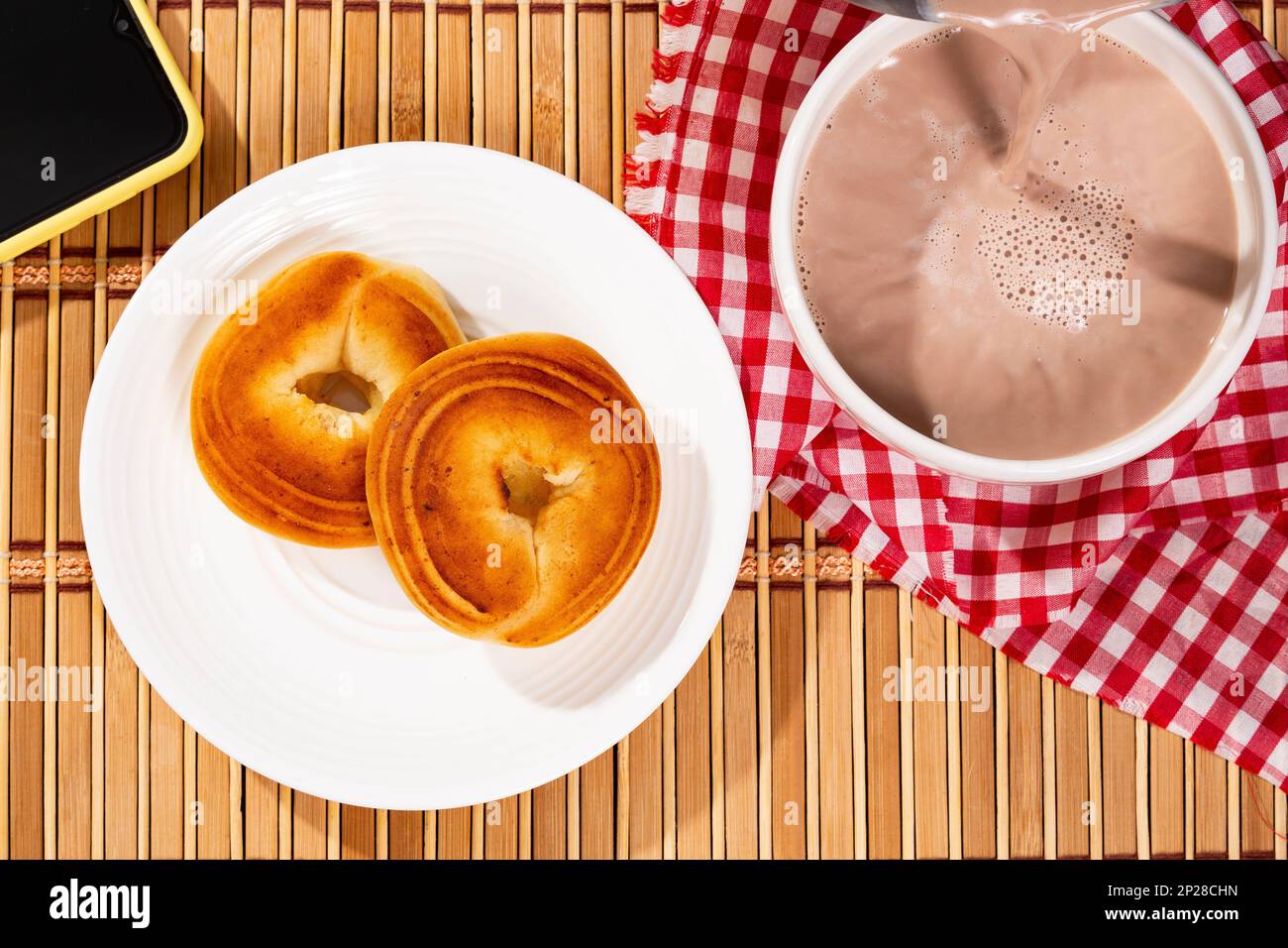 Pandequeso Or Cheese Bread - Traditional Colombian Gastronomy Stock ...