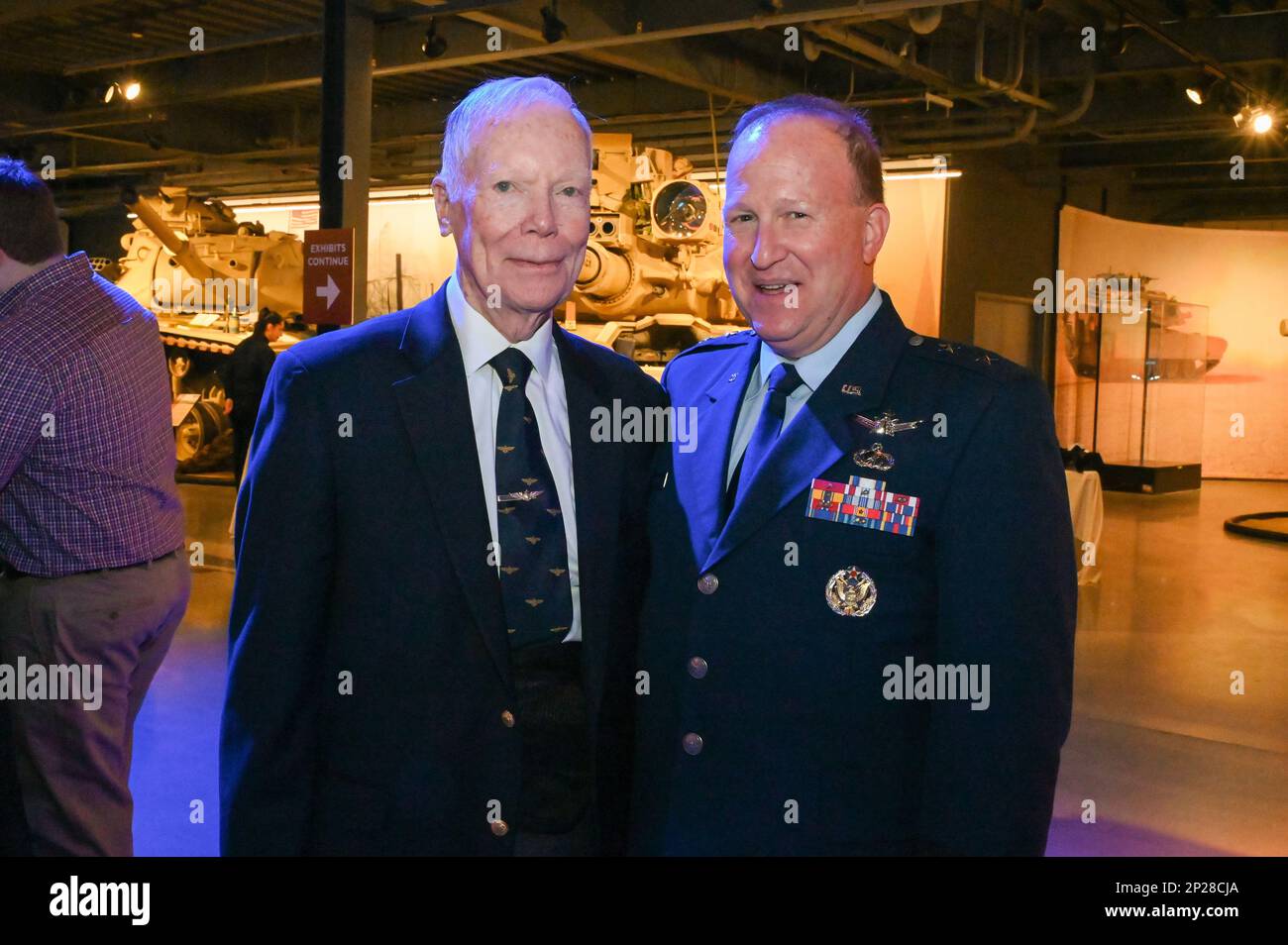 Maj. Gen. Anthony Genatempo, right, program executive officer, Command ...